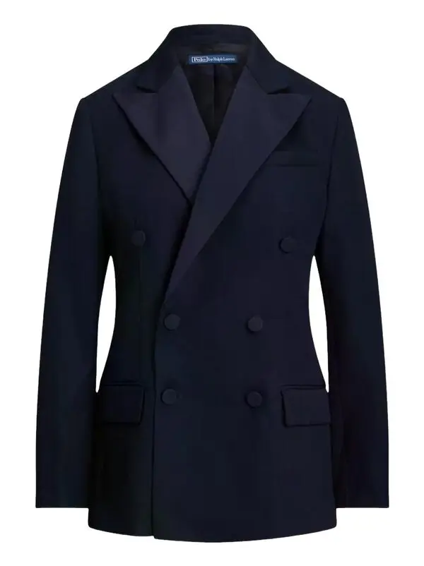 Polo Ralph Lauren Double-breasted Wool Jacket - Blue