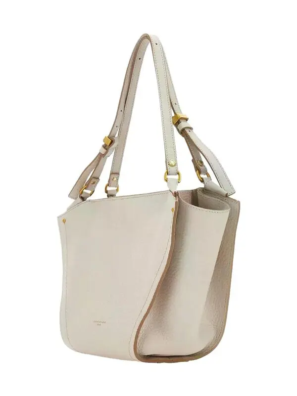 GIANNI CHIARINI Bloom Leather Shoulder Bag - Neutrals