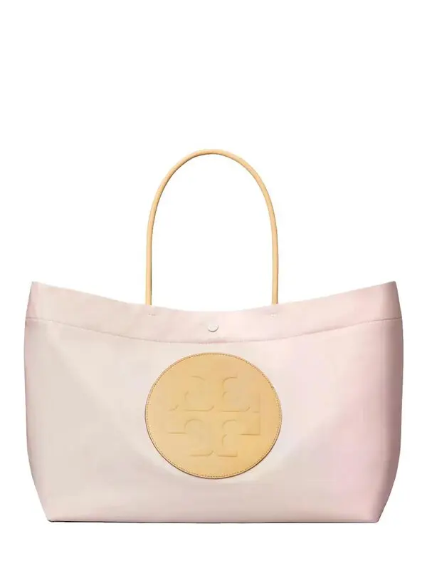 Tory Burch Logo-appliqué Tote - Pink