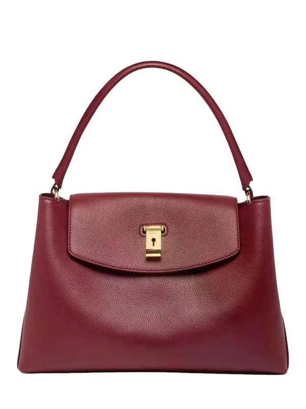 Bally Lock Me Handbag - Red