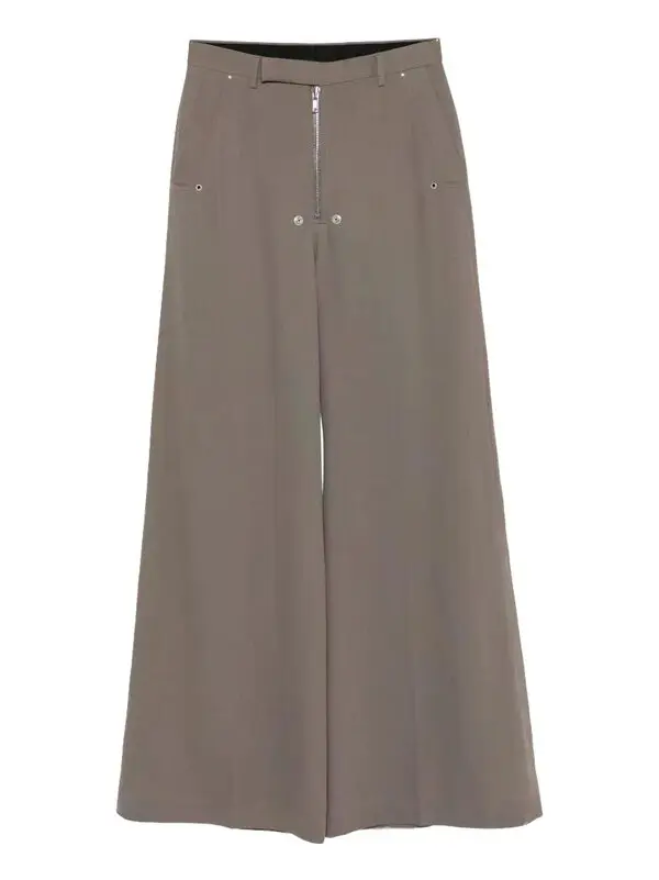 Rick Owens Wide Leg Trousers - Grey