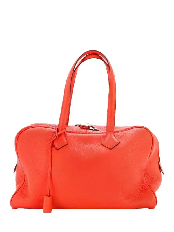 Hermès Victoria Ii Clemence 35 Satchel - Red