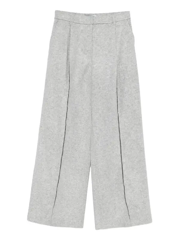 Iceberg Woven Palazzo Pants - Grey