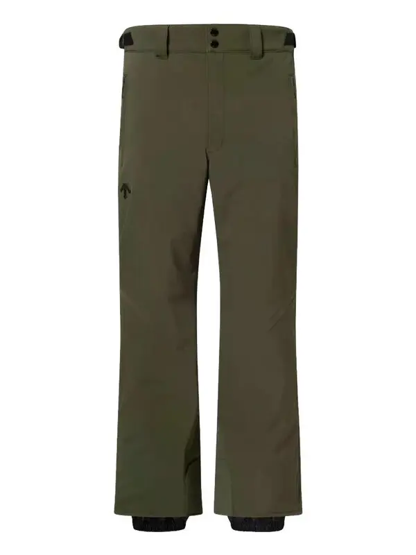 DESCENTE Button-fastening Ski Pants - Green