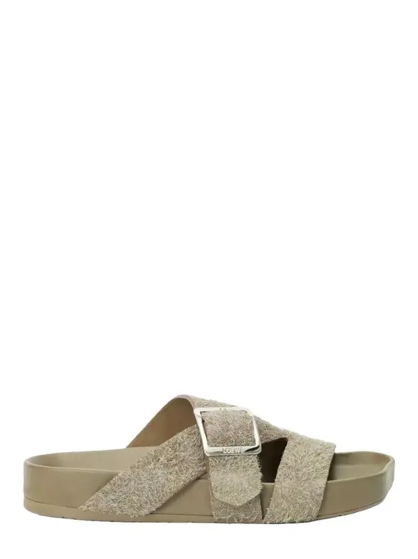 Loewe Buckle Strap Sandals - Neutrals
