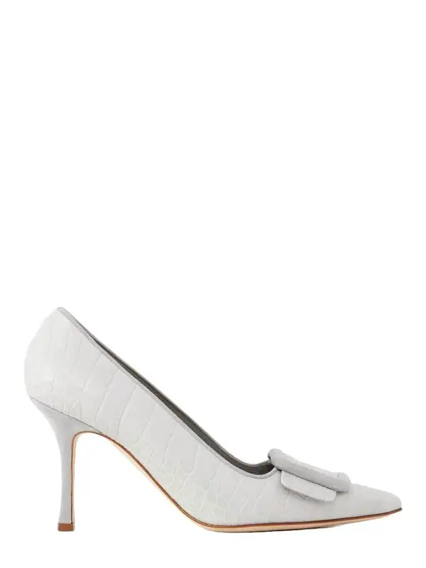 Manolo Blahnik Maysale Pumps - Grey