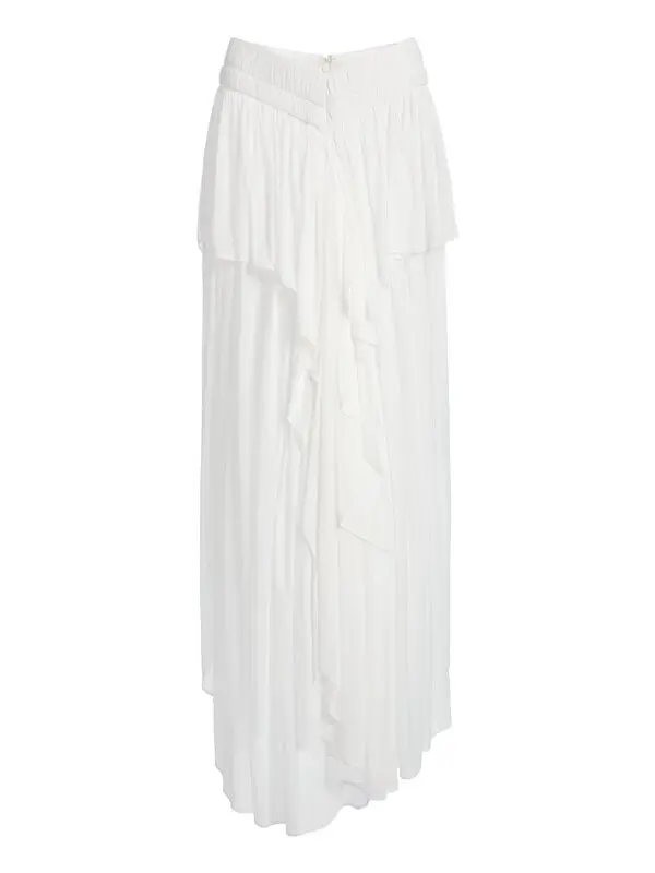 Christopher Esber Oniro Fluted Maxi Skirt - Ivory