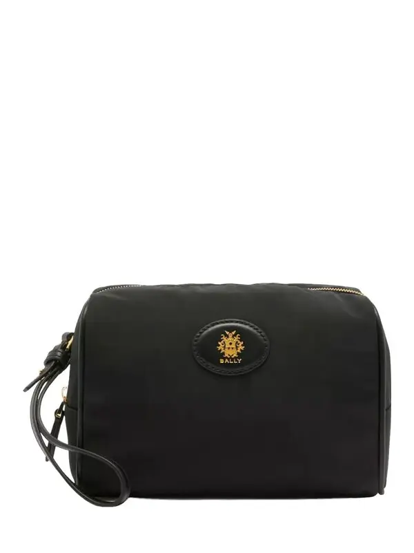 Bally Logo-detailed Clutch - Black