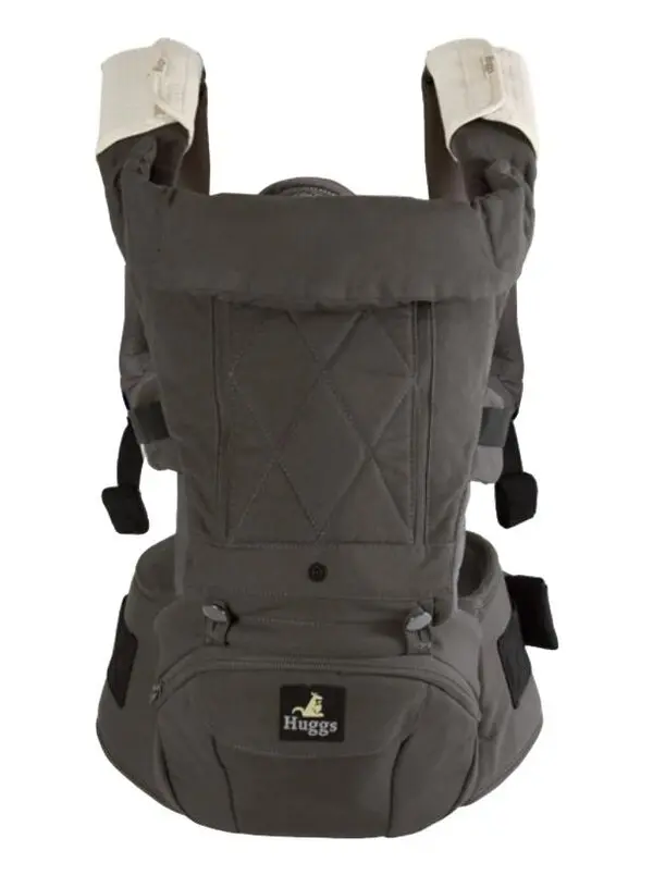 ABIIE Huggs® Baby Hip Carrier With Patented Hipbelt - Charcoal Grey