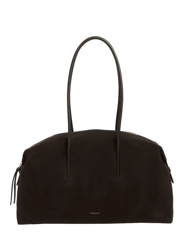 DEMELLIER Stockholm Leather Top Handle Bag - Dark Chocolate