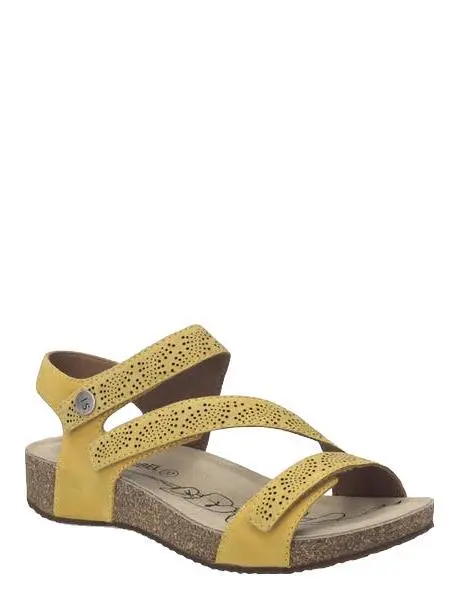 Josef Seibel Tonga 78 Ankle Strap Platform Wedge Sandal - Amber
