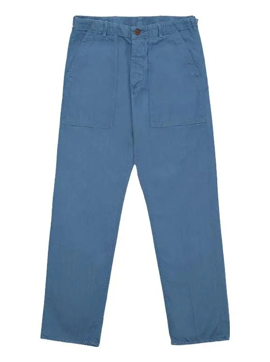 FORTELA Denim Fatigue Trousers - Sky