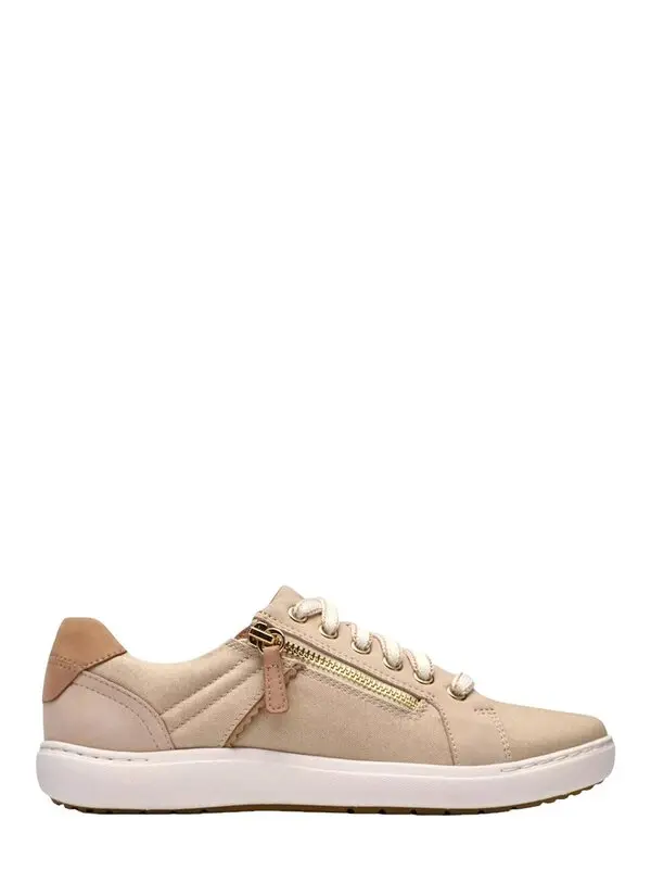 Clarks Nalle Zen Lace-up Sneakers - Cream
