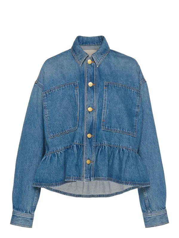 Ulla Johnson Arquette Denim Jacket - Danube