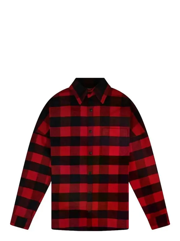 Palm Angels Check-pattern Shirt - Red