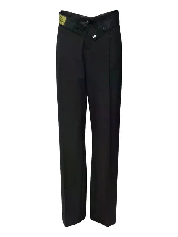 MAISON MARGIELA Tailored Cross-over Trousers - Black