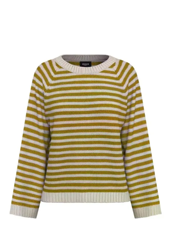Marella Striped Sweater - Grey