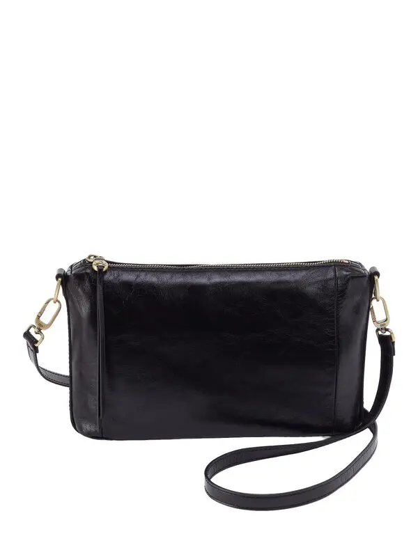 Hobo Darcy Leather Carryall Crossbody Bag - Black