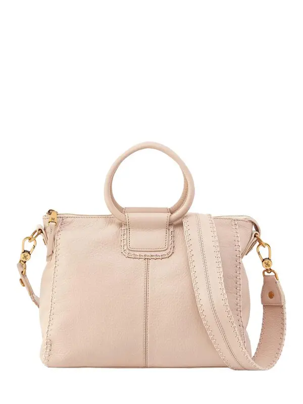Hobo Medium Sheila Leather Satchel - Stonewash