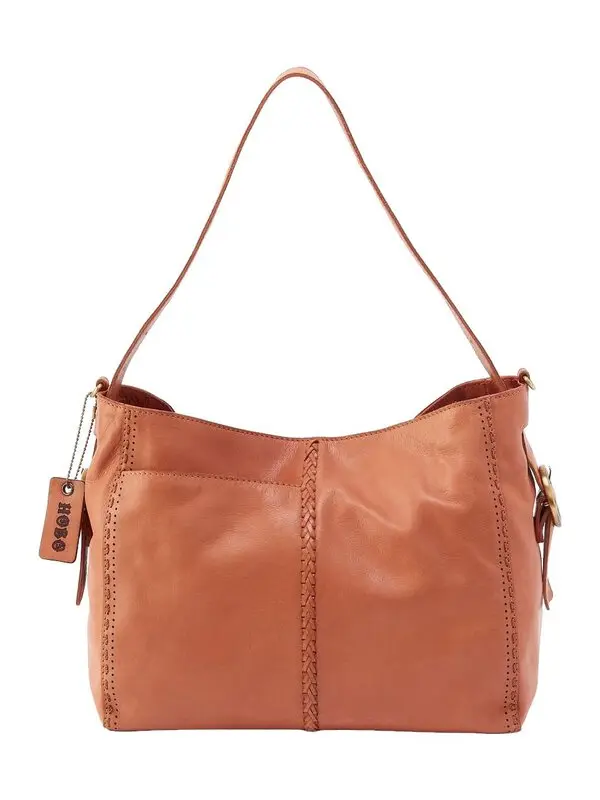 Hobo Leather Shoulder Bag - Harvest Wheat