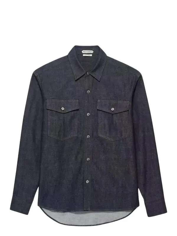 JW Anderson Chest-pocket Shirt - Blue