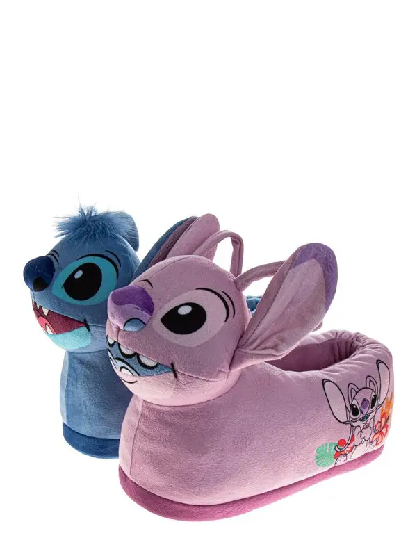 Disney Lilo And Stitch Slippers - Pink/blue