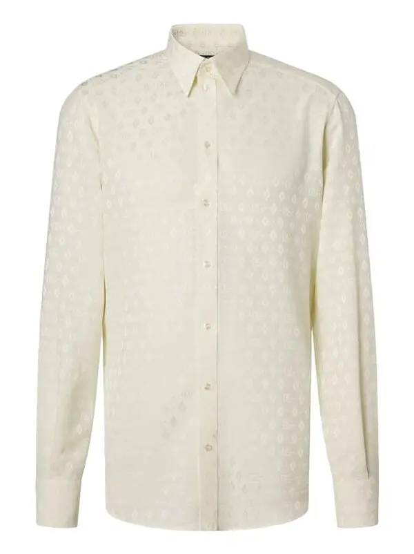 Dolce & Gabbana Dg Silk Shirt - White