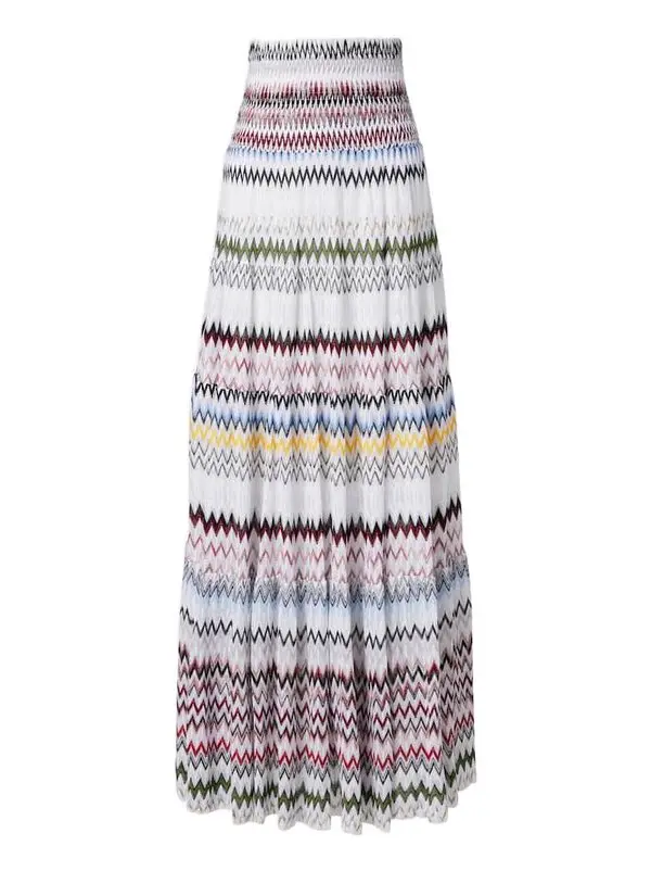 Missoni Zigzag Maxi Skirt - Multicoloured