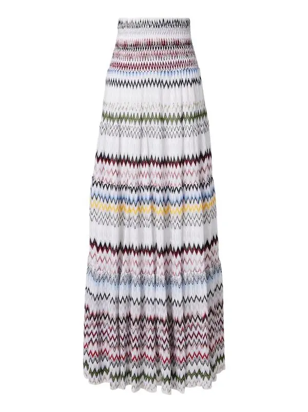 Missoni Zigzag Maxi Skirt - Multicoloured