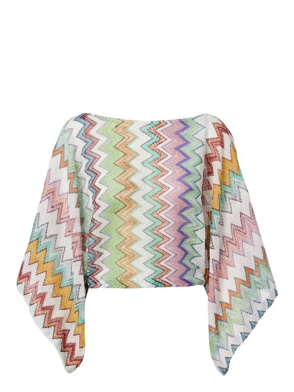 Missoni Zigzag Knitted Top - Multicoloured