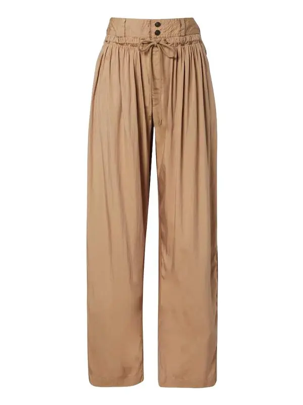 Isabel Marant Inaya Wide-leg Pants - Beige