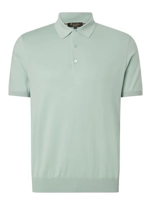Loro Piana Cotton Polo Shirt - Green