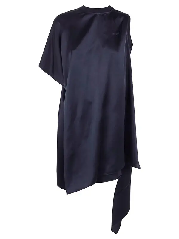 Coperni Zero Waste" Draped Dress - Black
