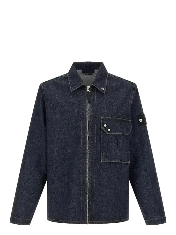 Stone Island Shirt Jacket - Blue