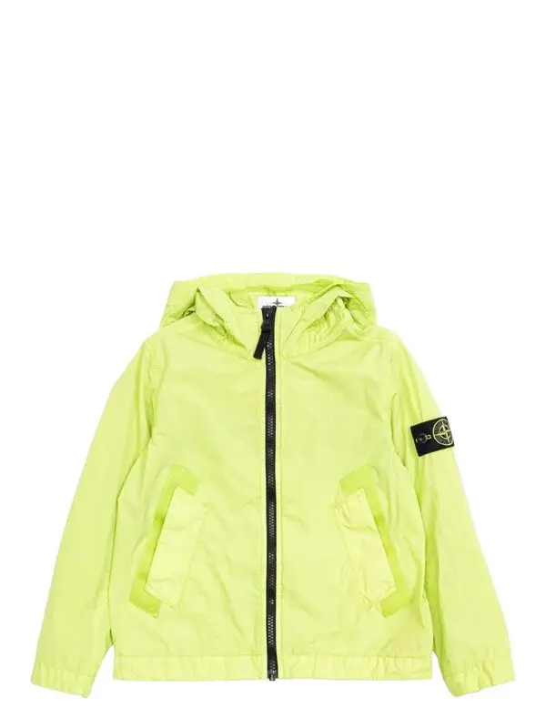 Stone Island Short Parka Jacket - Yellow