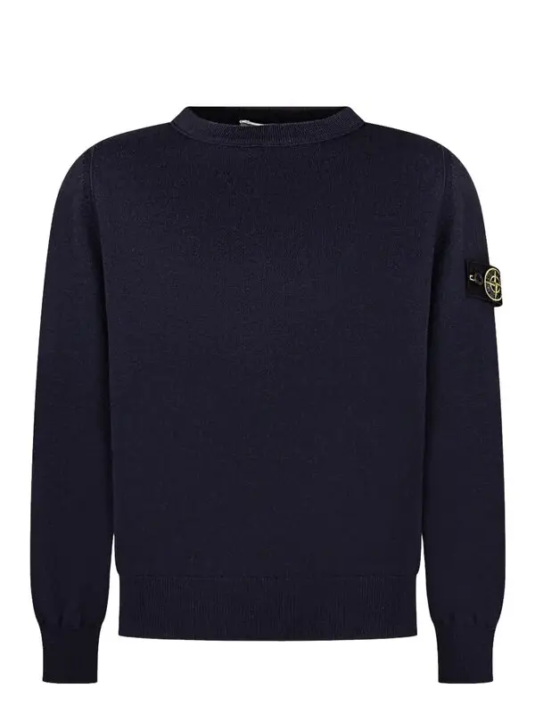 Stone Island Crew Neck Sweater - Blue