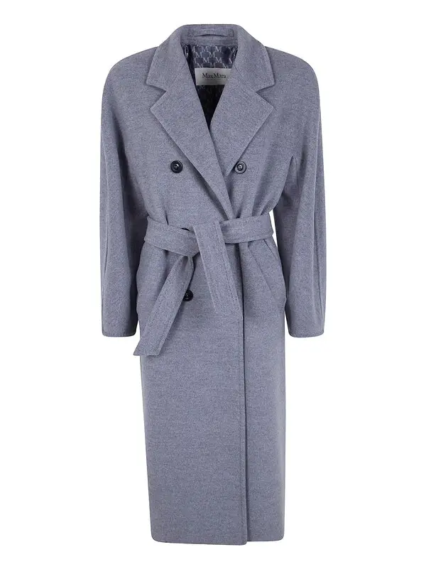 Max Mara Madame Classic Coat - Gray