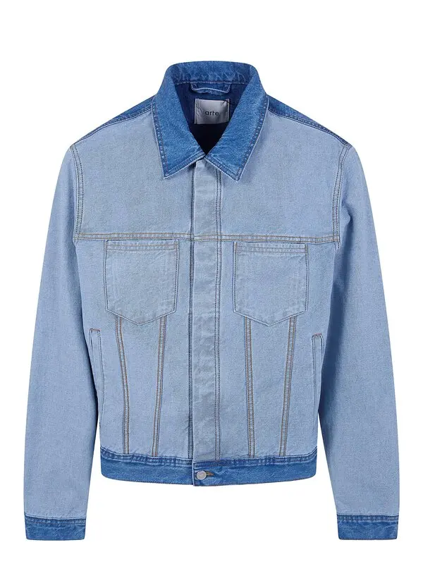 ARTE ANTWERP Denim "inside Out" Jacket - Blue