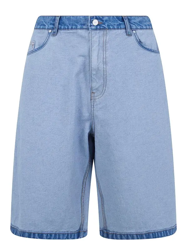 ARTE ANTWERP Denim "inside Out" Shorts - Blue