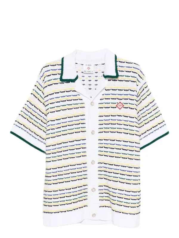 Casablanca Tuck Stitch' Shirt - Multi