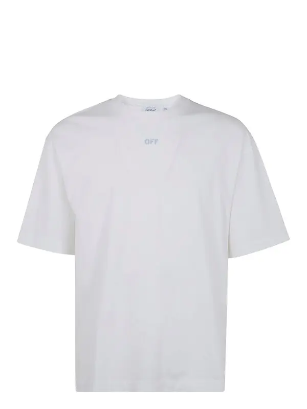 Off White Skate" Off Stamp Short Sleeves T-shirt - White