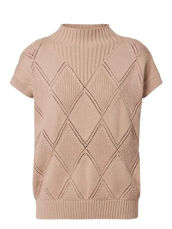 Varley Keffin Cotton Sweater - Beige