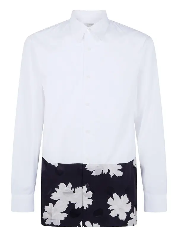 Dries Van Noten Capero" Bicolor Shirt - White