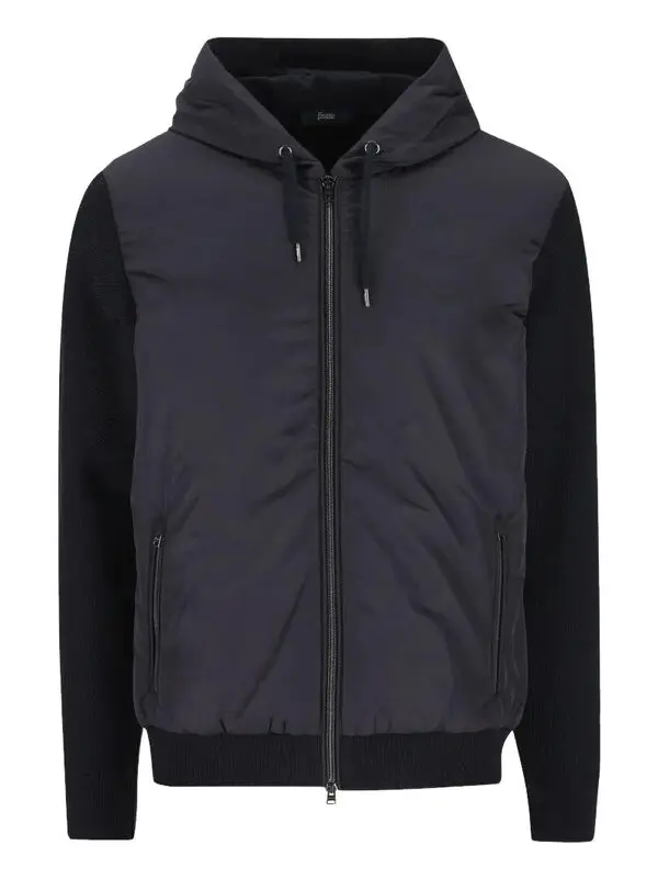 Herno Padded Hooded Jacket - Blue