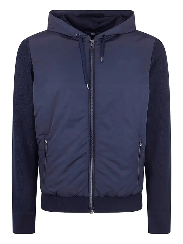 Herno Padded Hooded Jacket - Blue