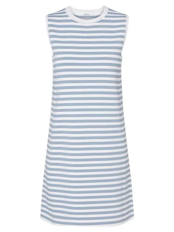 Max Mara Prane Striped Minidress - White