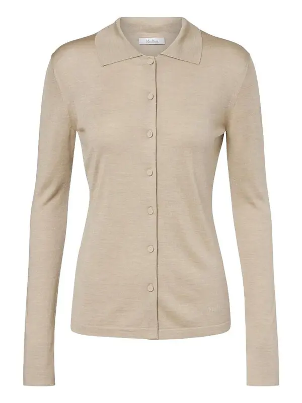 Max Mara Flash Silk And Cashmere Shirt - Beige