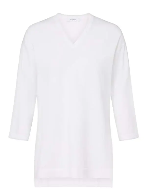Max Mara Embroidered Top - White