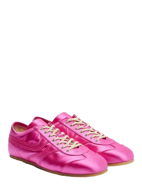Dries Van Noten Satin Sneakers - Pink