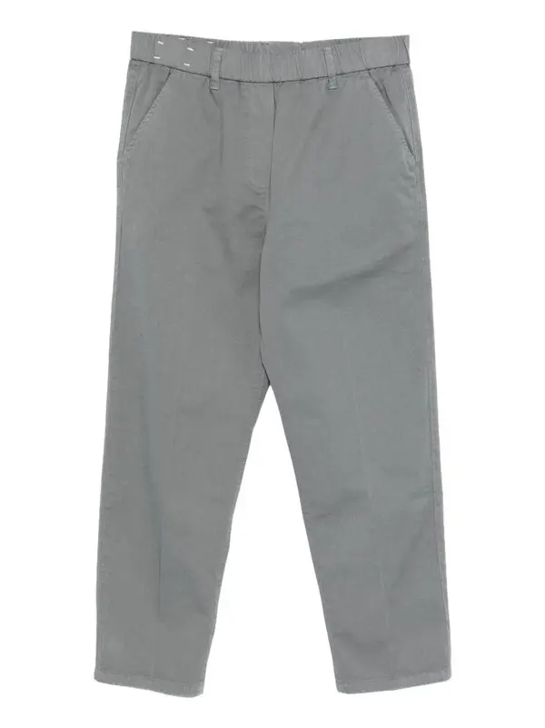ALYSI Cotton Trousers - Grey
